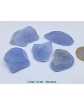 Calcédoine Bleue | Cristal Forest - Lithothérapie - Pierres & minéraux ...