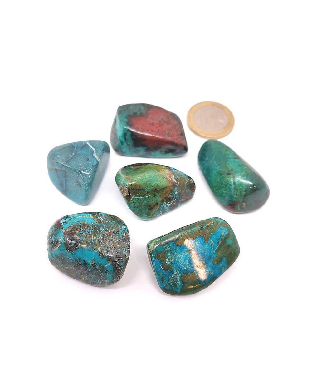Chrysocolle - Pierre Roulée Autres modèles 2,5 à 4 cm / 15 à 25 gr