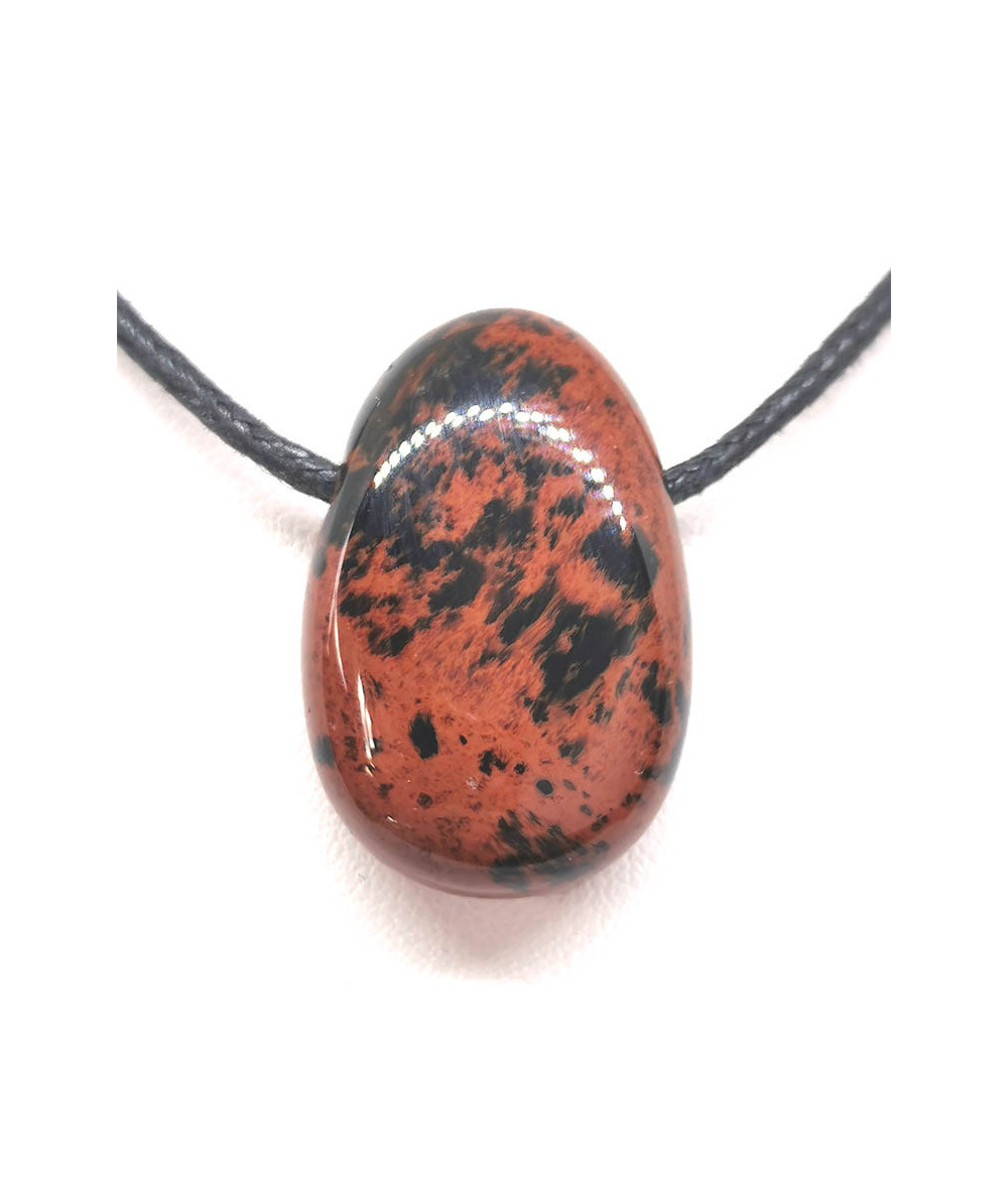 Obsidienne Acajou (Brune Ou Mahogany) - Pendentif Pierre Percée Autres ...