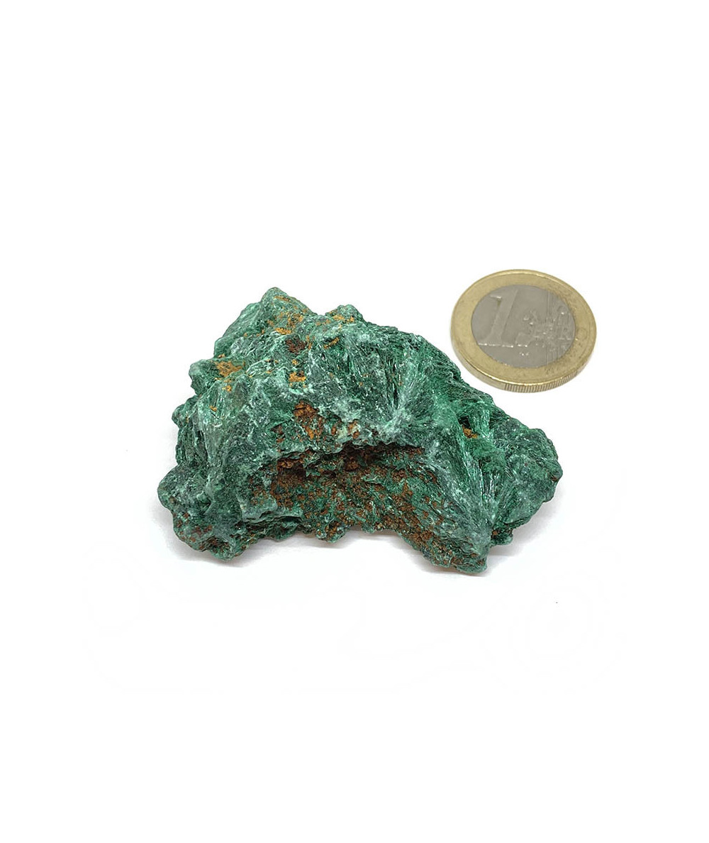 Malachite Fibreuse - Pierre Brute