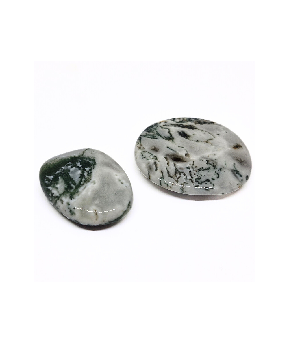 Agate Arbre - Galet Plat Autres modèles 3,5 à 4,5 cm / 15 à 25gr