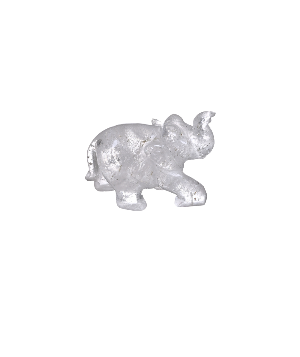 Cristal de Roche - Eléphant Eléphant 6 x 7.2 x 3 cm / 153.2 gr